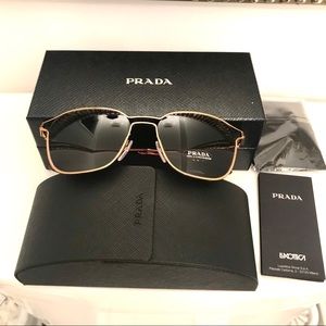 Prada | Accessories | Prada Pillow Square Aviator Sunglasses | Poshmark